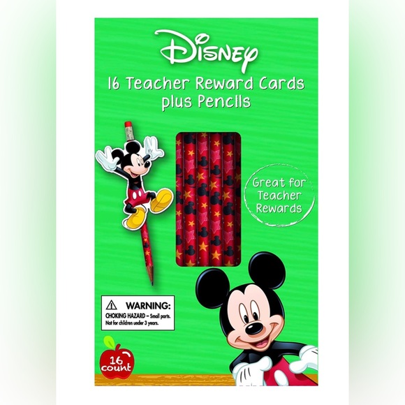 Disney | Office | Nwtdisney Mickey Mouse Teacher Reward Cards ...